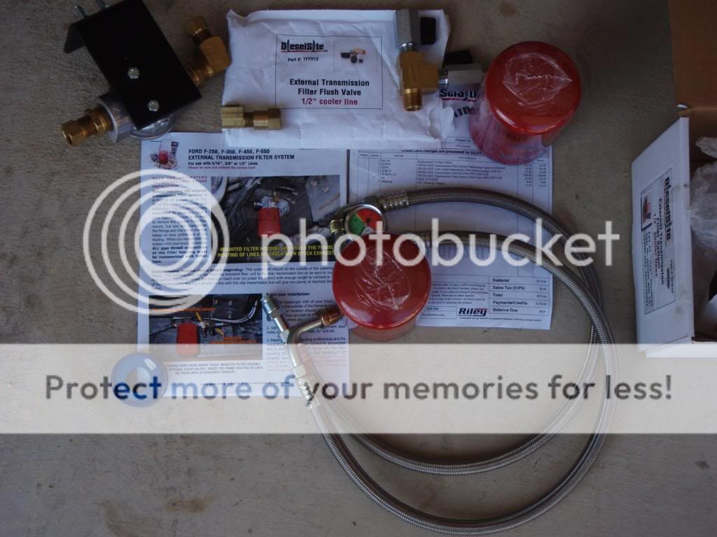For Sale - DieselSite Remote Transmission Filter Kit | Ford Powerstroke ...